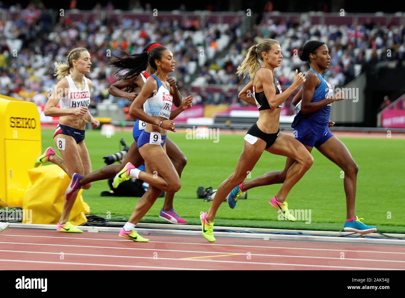 Ajee Wilson (USA) ,Melissa Bishop (Canada) ,Adelle Tracey (Great ...