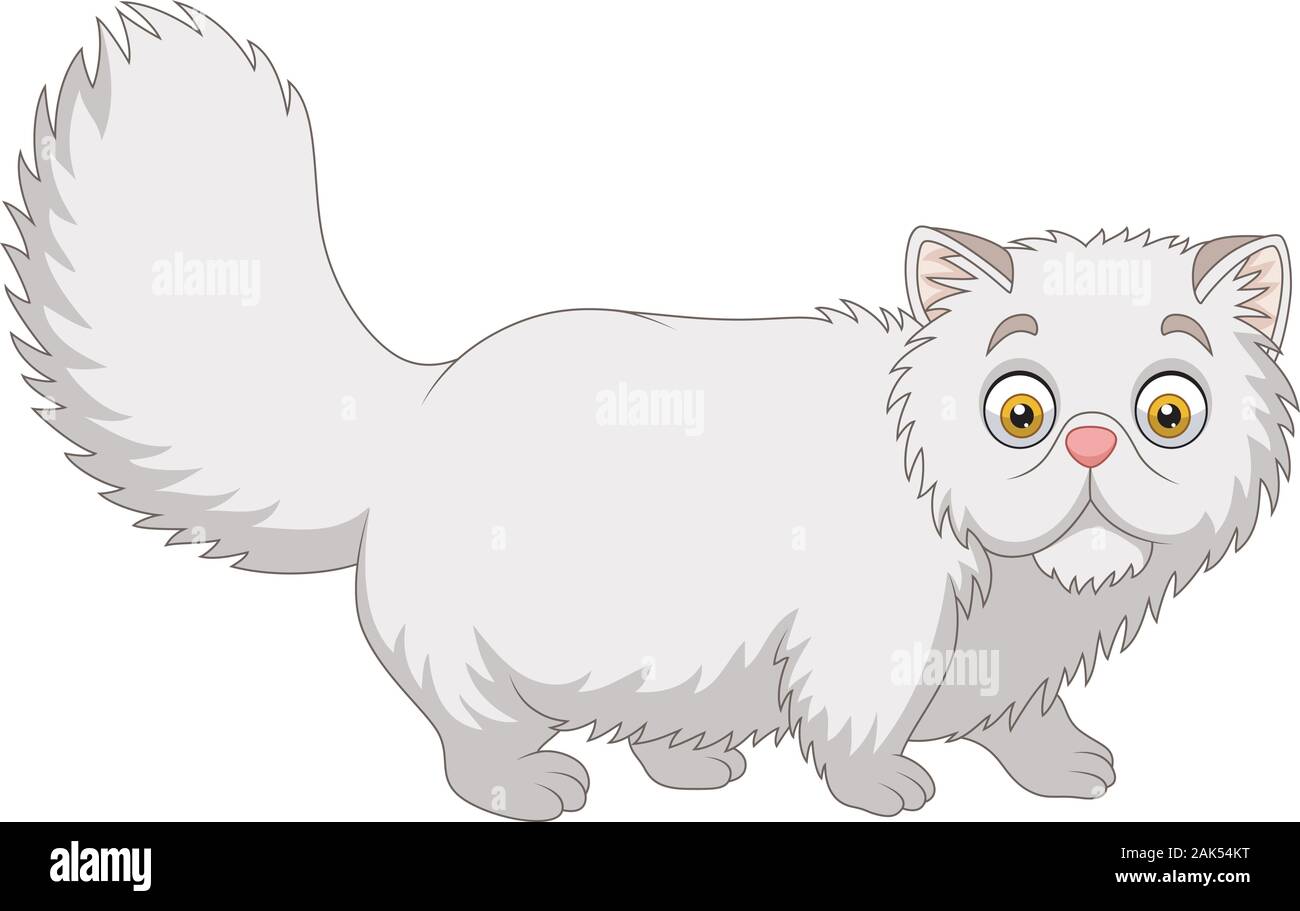 Persian Cat Cartoon