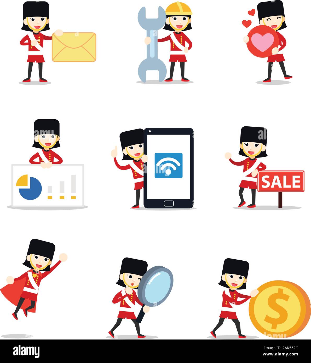 British army uniform woman Stock Vector Images - Alamy