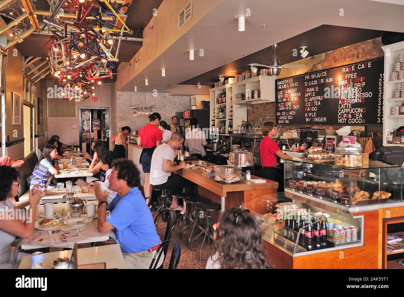 Toronto queen street cafe hi-res stock photography and images - Alamy