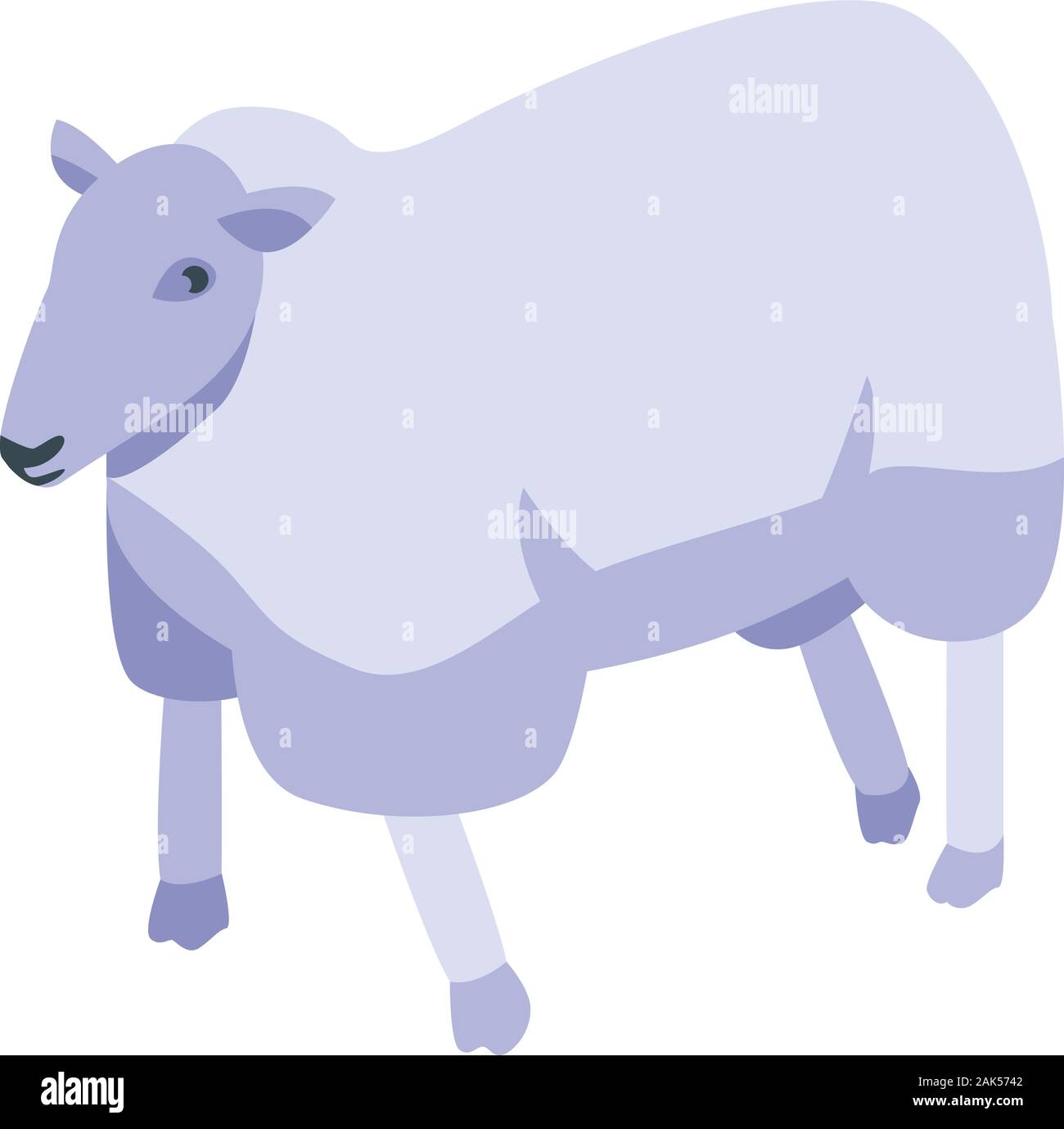 Sheep side face Stock Vector Images - Alamy