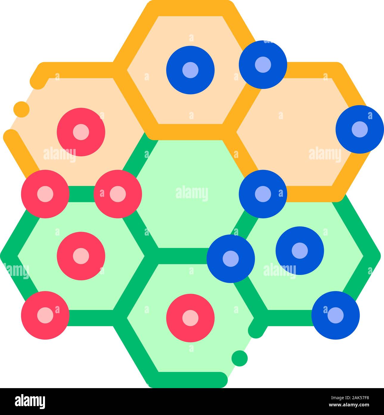 Interactive Kids Game Points Vector Thin Line Icon Stock Vector Image ...