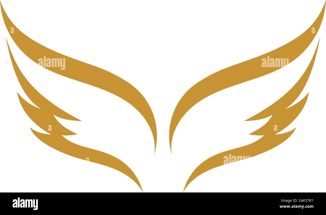 Wing logo and symbol business template vector Stock Vector Image & Art ...