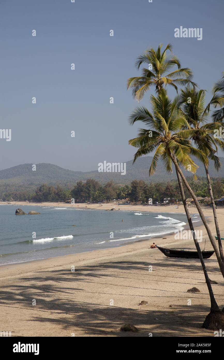 Bundesstaat Goa: Agonda Beachan der Konkankueste, Indien | usage ...