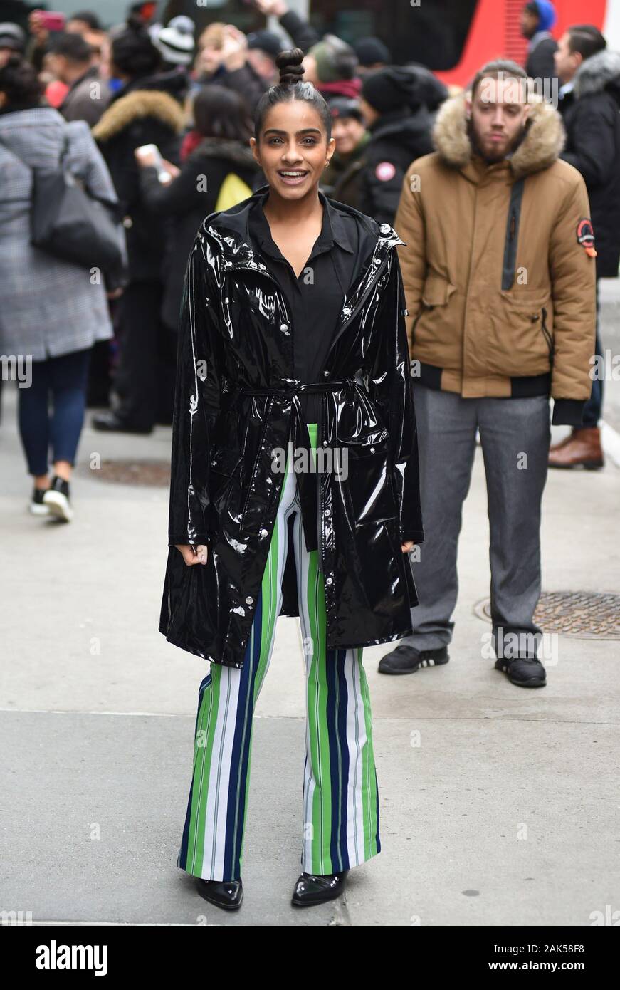 New York, NY, USA. 6th Jan, 2020. Mandip Gill inside for AOL Build ...