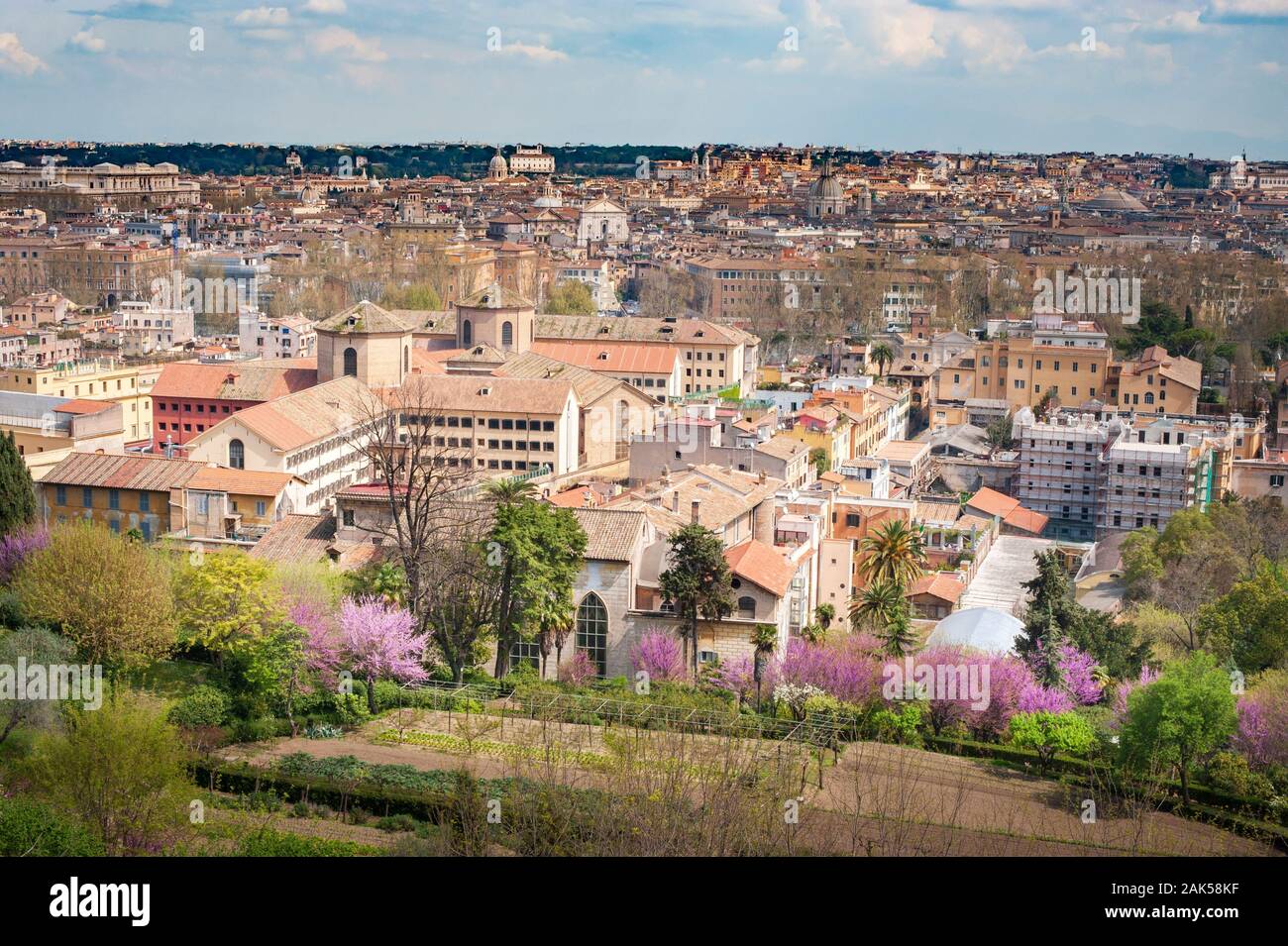 View from Parco del Gianicolo overlooking Regina Coeli prison in ...
