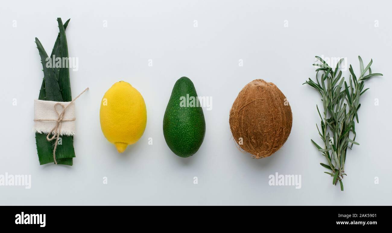 Herb cosmetics. Eco natural components for creating body care treatment ...