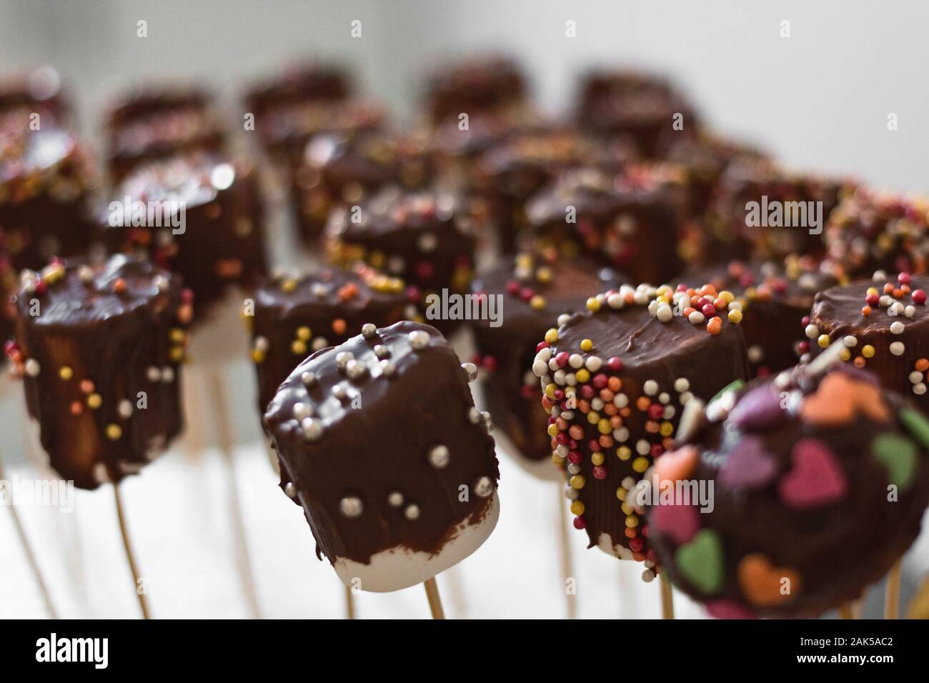 Pop candy chocolate hi-res stock photography and images - Alamy
