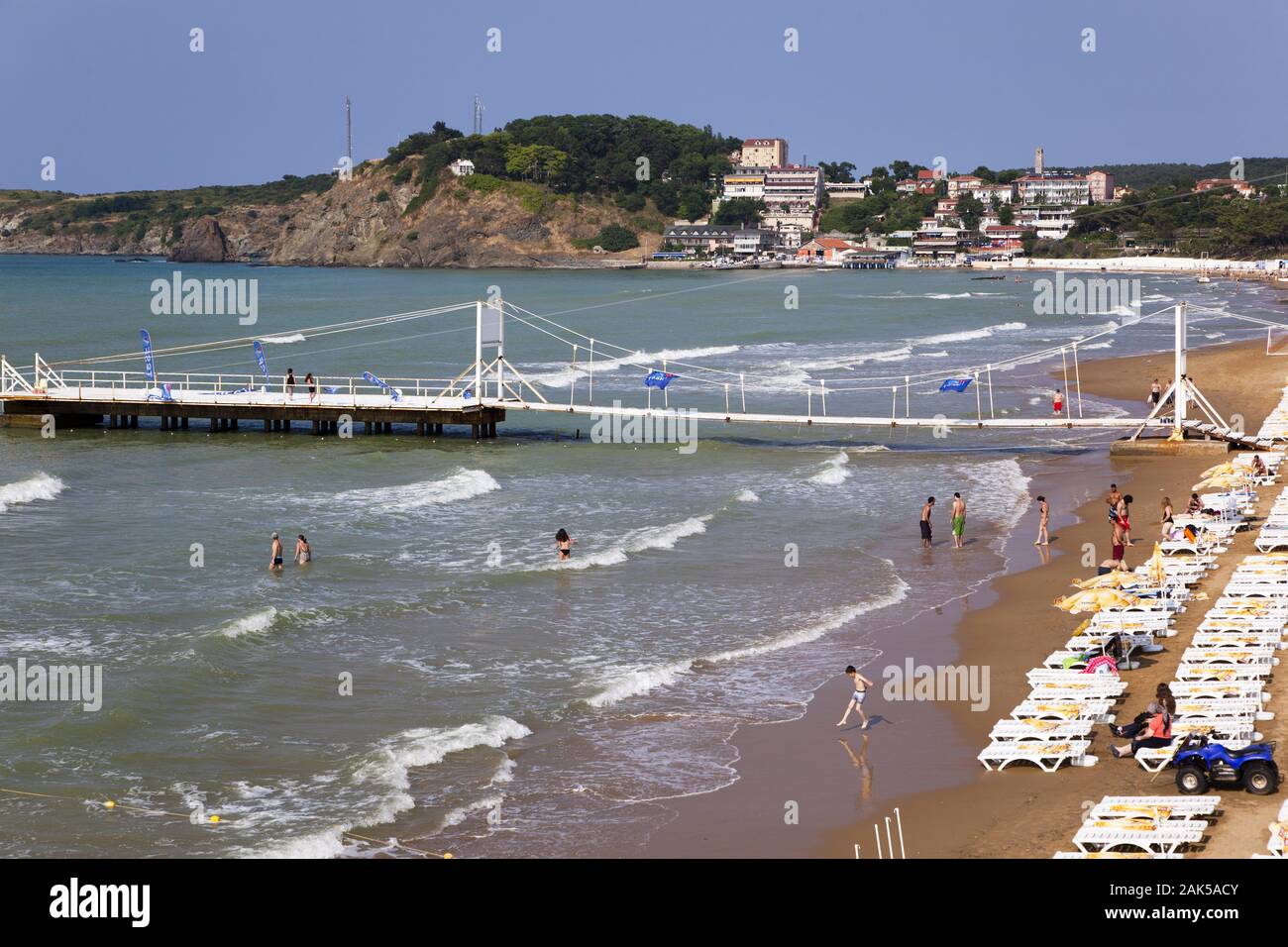 Kilyos: Bade- und Fischerort am schwarzen Meer, Strandbad Solar Beach ...