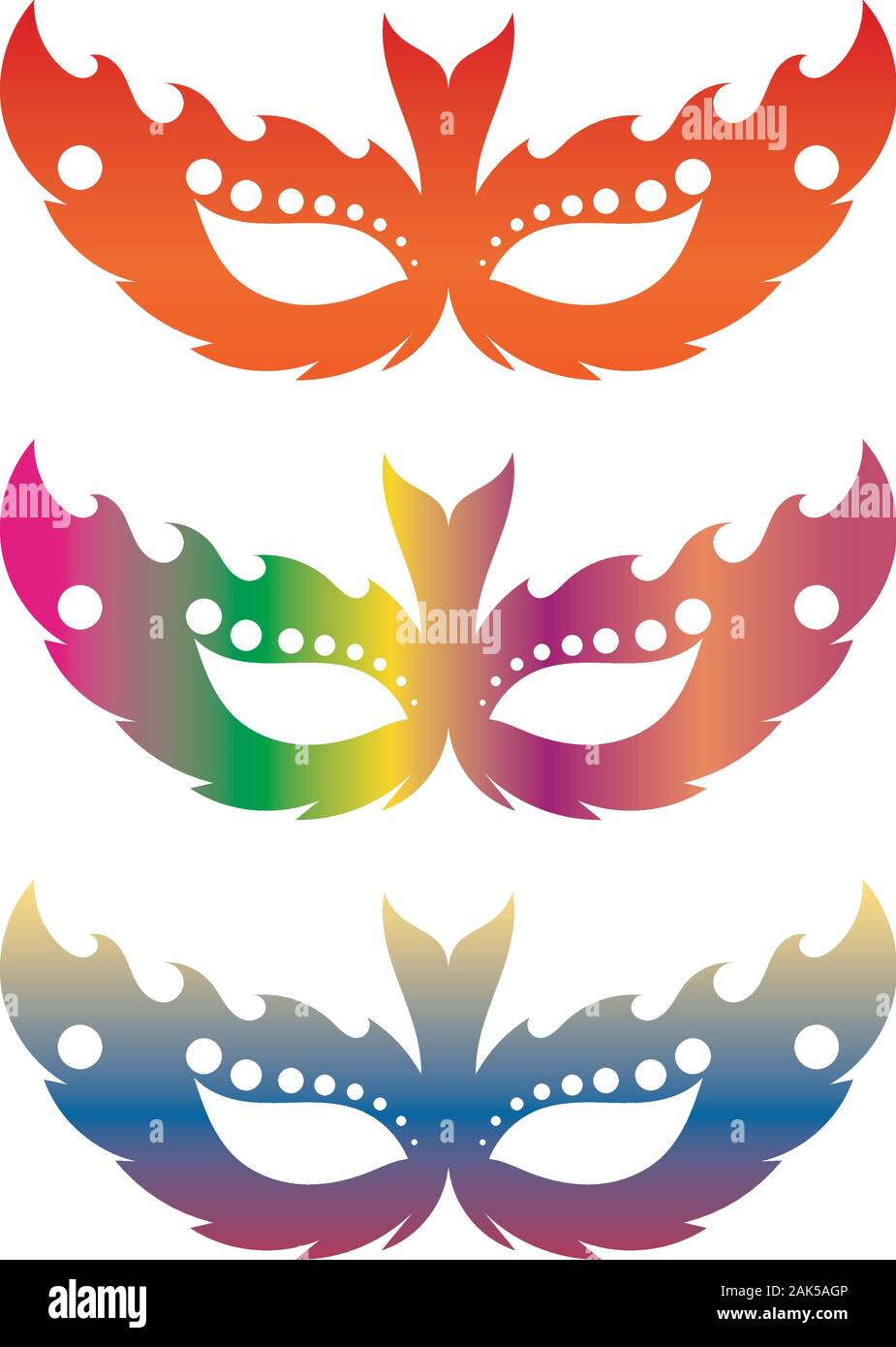 Masquerade Carnival Mask Icon and symbol vector Stock Vector Image ...
