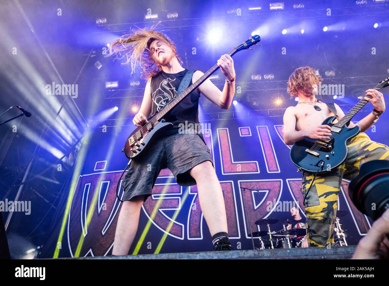 Copenhagen, Denmark. 21st, June 2019. Alien Weaponry, the heavy metal ...