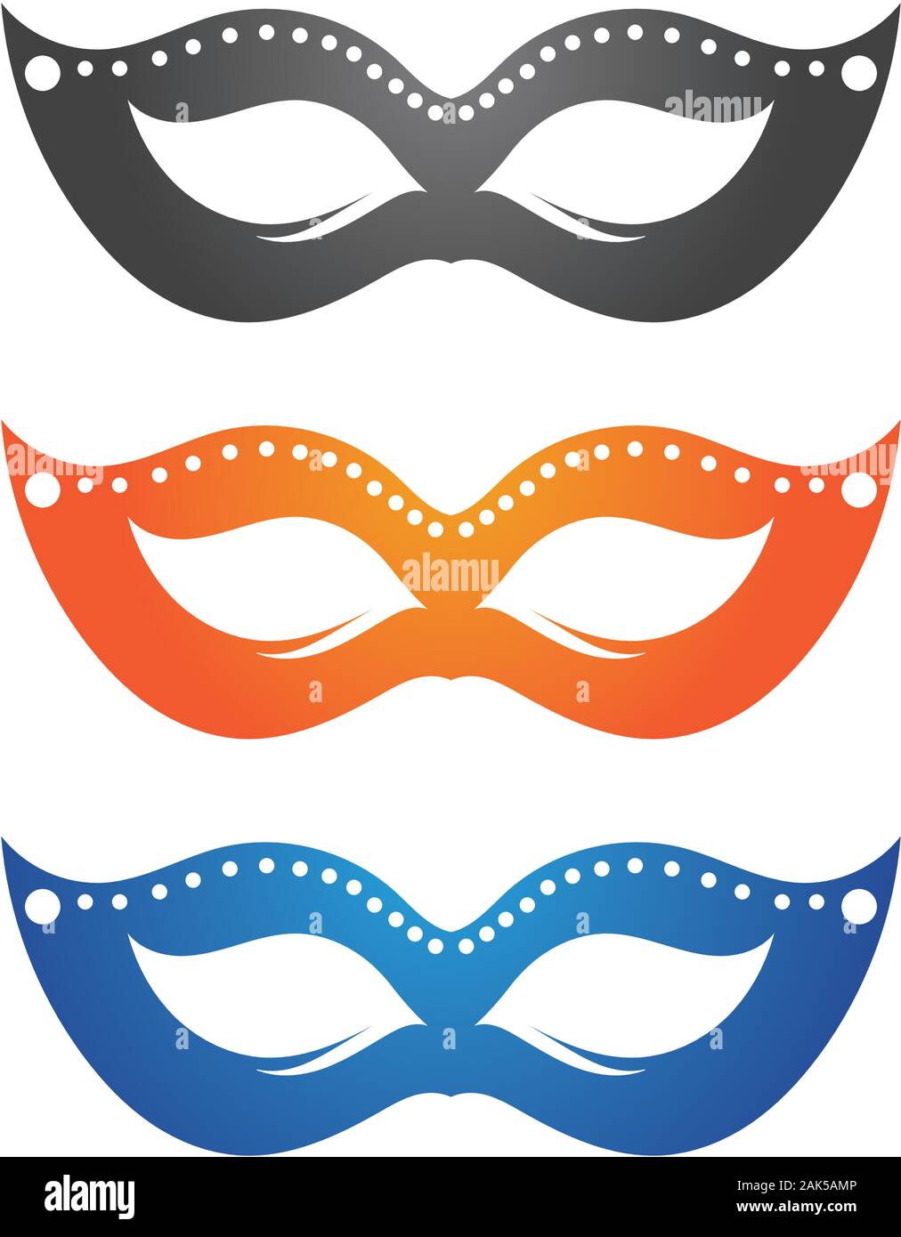 Masquerade Carnival Mask Icon and symbol vector Stock Vector Image ...