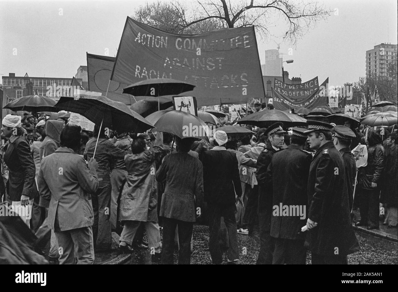 Altab Ali Demonstration May 1978 Stock Photo - Alamy