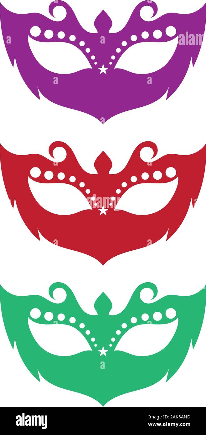 Masquerade Carnival Mask Icon and symbol vector Stock Vector Image ...