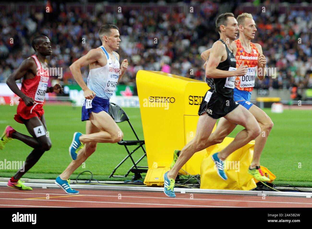 Richard Douma (Nederlandt) , Nick Willis (Nouvelle Zelande) , Chris O ...