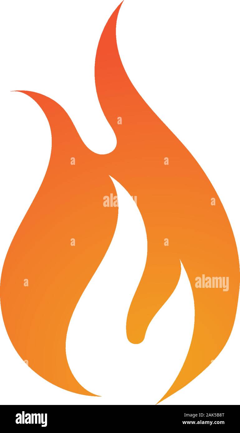 Fire flame Logo Template vector icon Oil, gas and energy logo concept ...