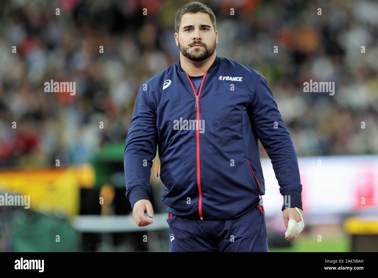 Quentin Bigot (French) during the Final Hammer Throw men of the IAAF ...