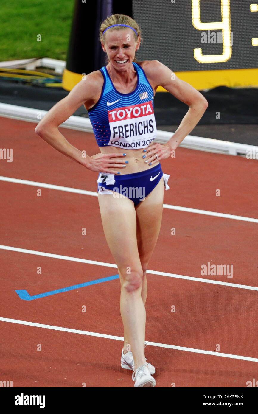 Emma Coburn (USA) at the Final 3000m Steeple Women of the IAAF World ...