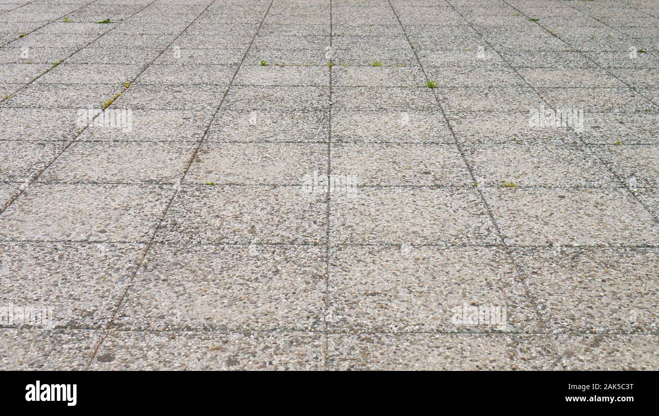 Grey brick stone street road Stock Photo - Alamy