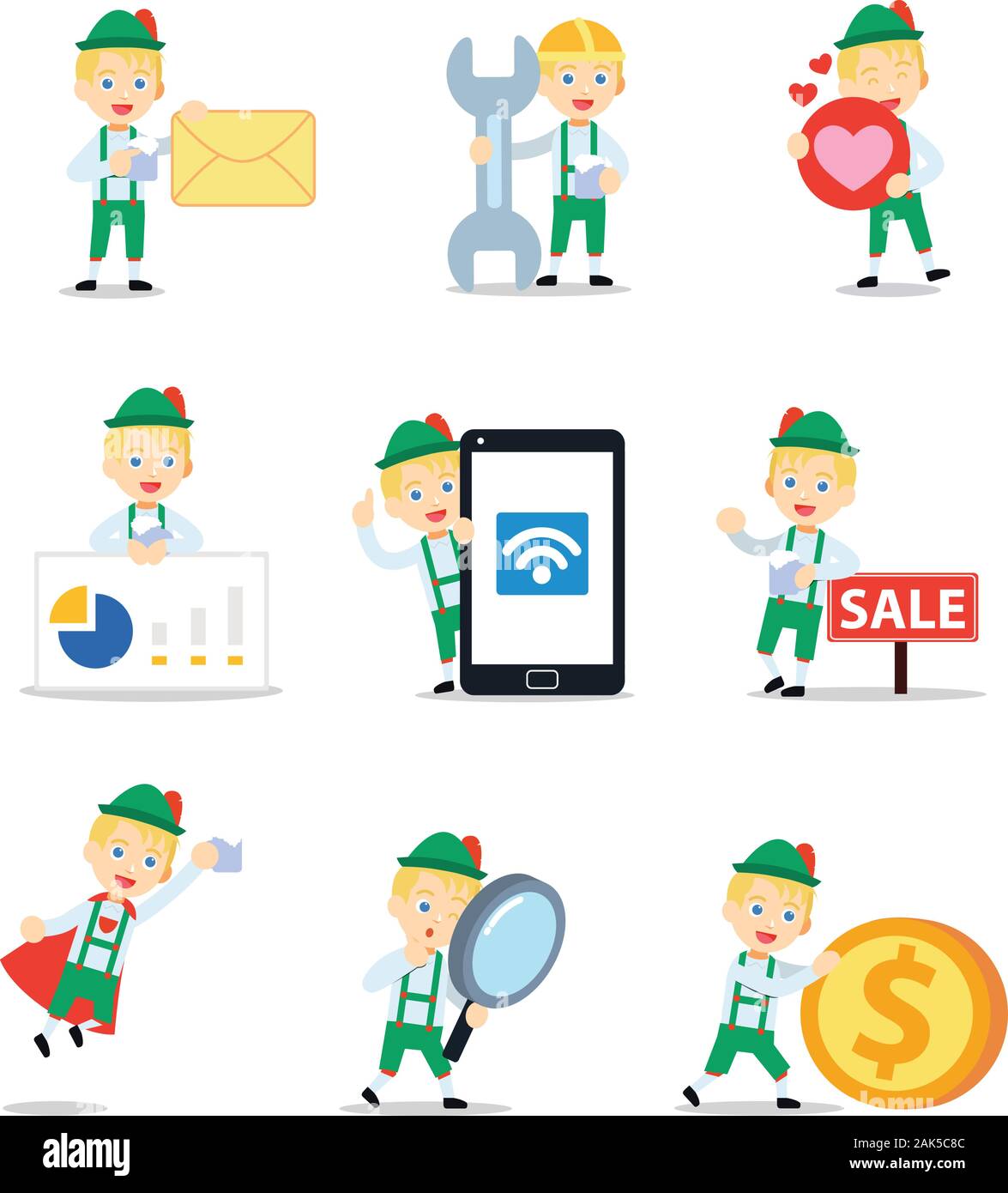 Folk costumes costume Stock Vector Images - Alamy