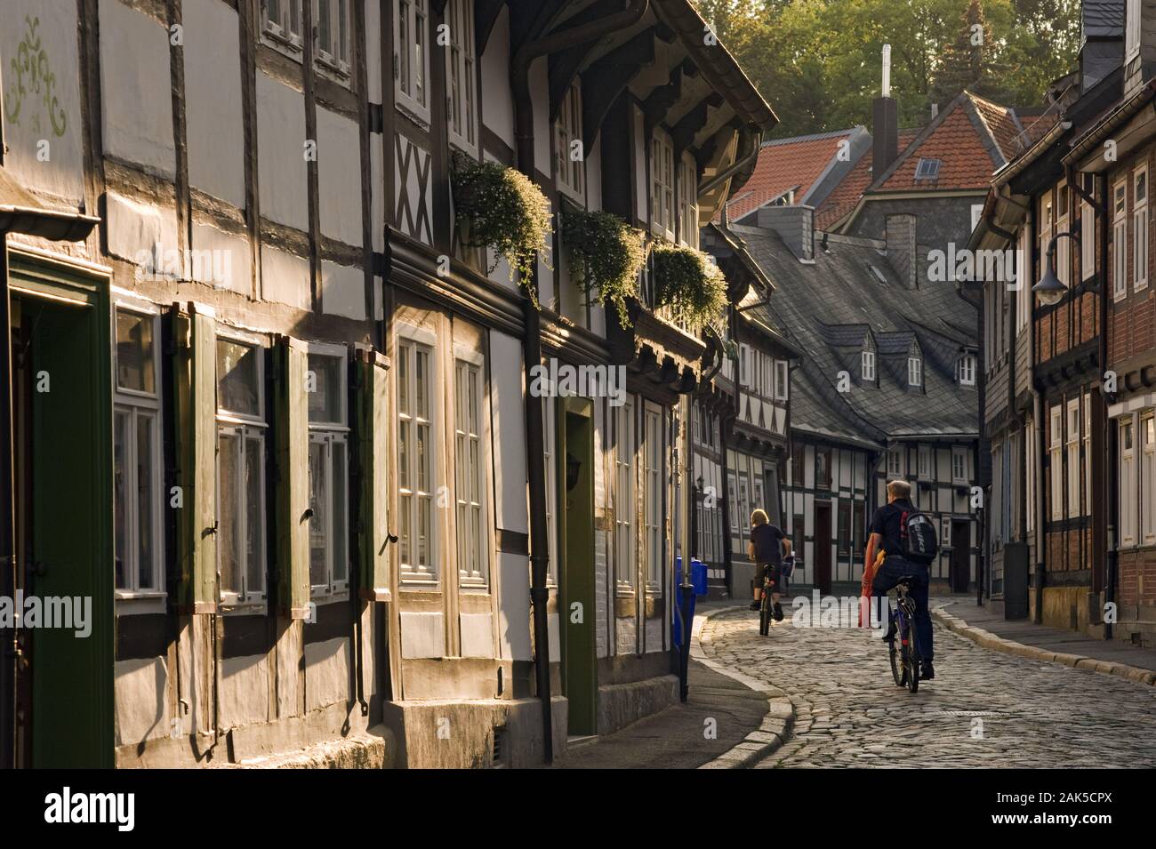 Goslar: Fachwerkhaeuser in der Peterstrasse, Hannover | usage worldwide ...