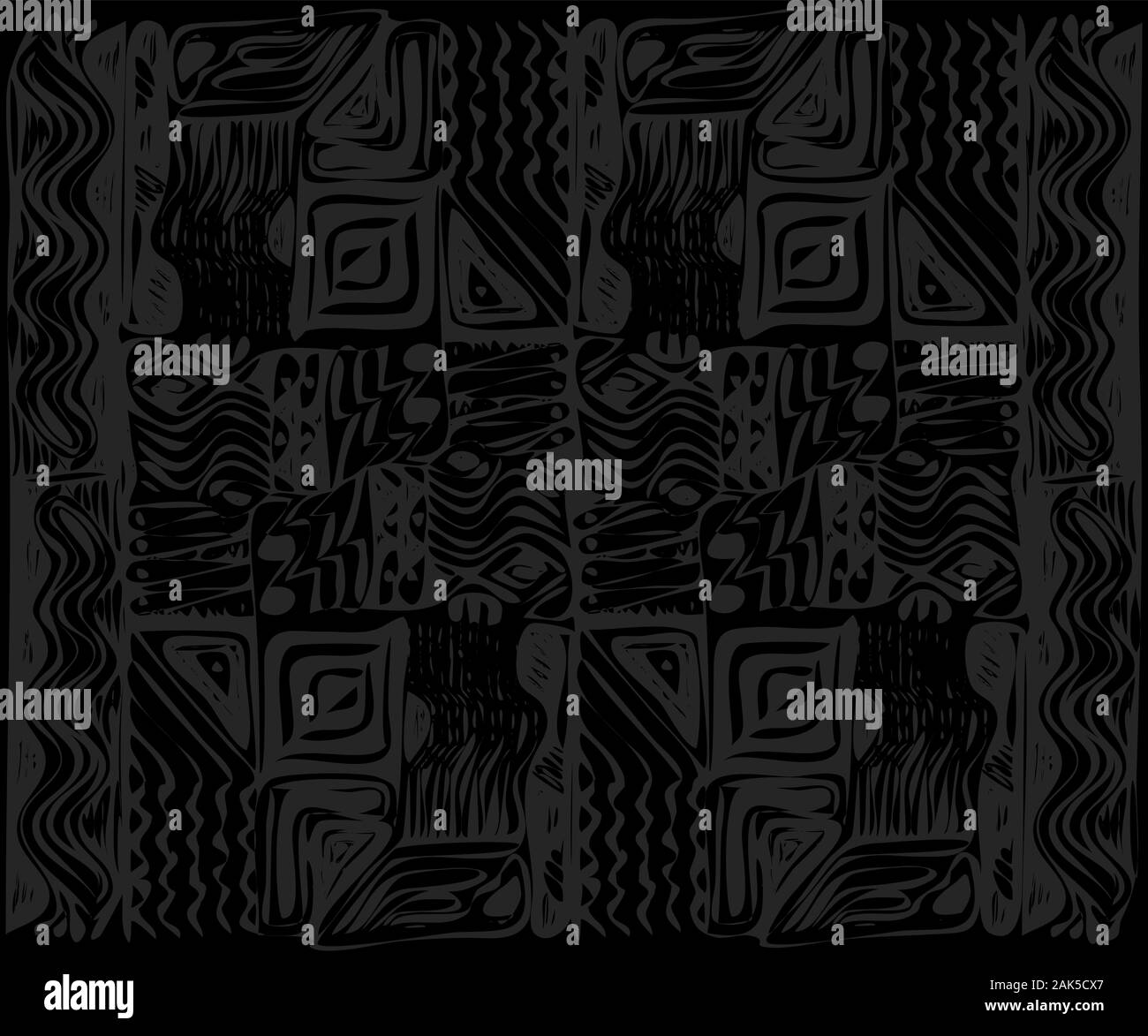 African tribal aborigines ornament. Geometric patterns. Vector ...