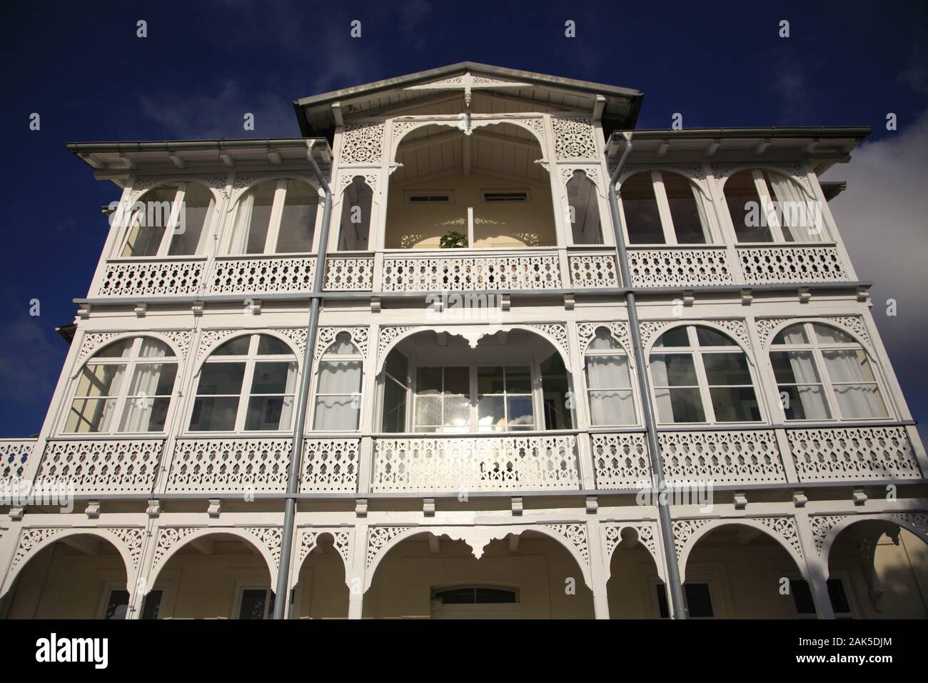 Insel Rugen: Haus in der Altstadt von Sassnitz, Mecklenburg-Vorpommern ...