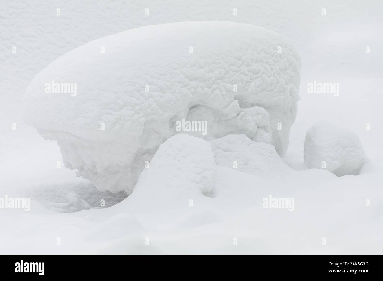 Snowbank with pile of snow, winter outdoors background Stock Photo - Alamy