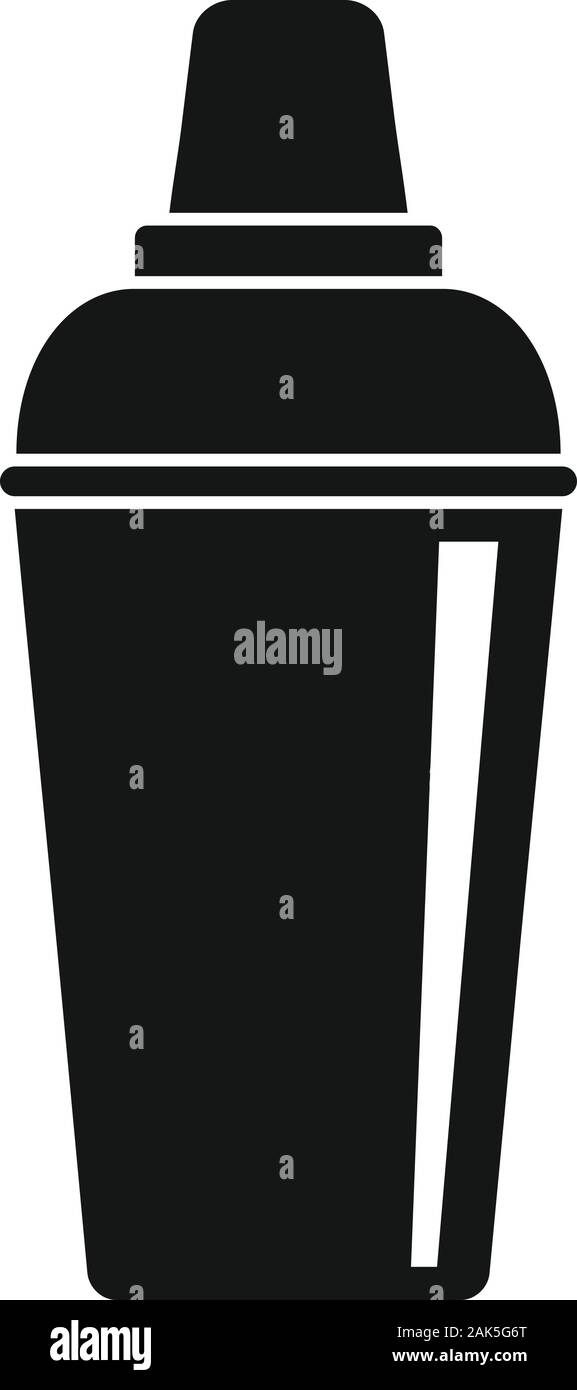 Bar shaker icon. Simple illustration of bar shaker vector icon for web ...