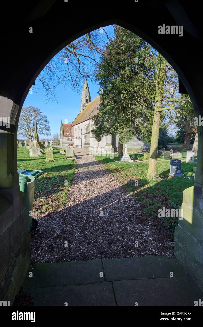St Mary’s Parish Church in the Village of Wansford, East Yorkshire, UK ...