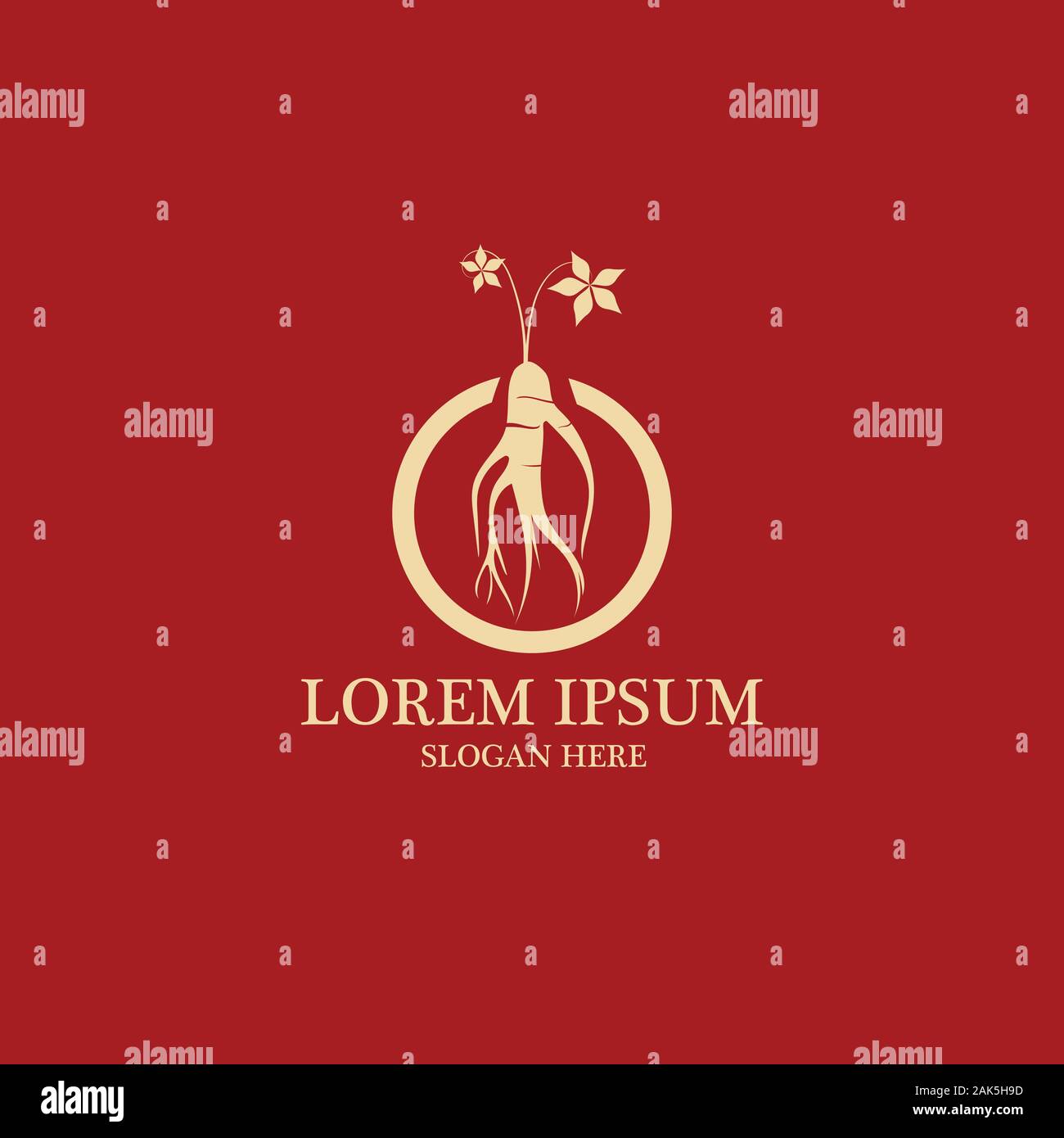 Ginseng vector icon illustration design Stock Vector Image & Art - Alamy