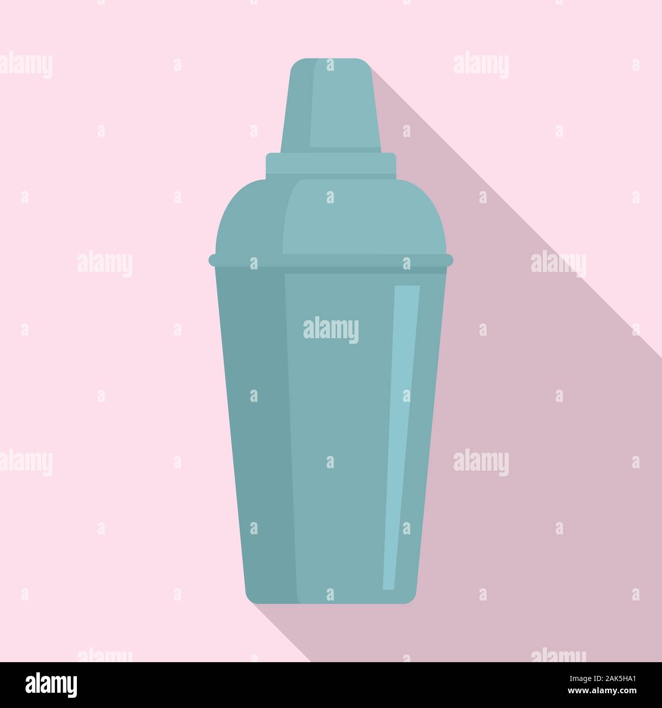 Bar shaker icon. Flat illustration of bar shaker vector icon for web ...