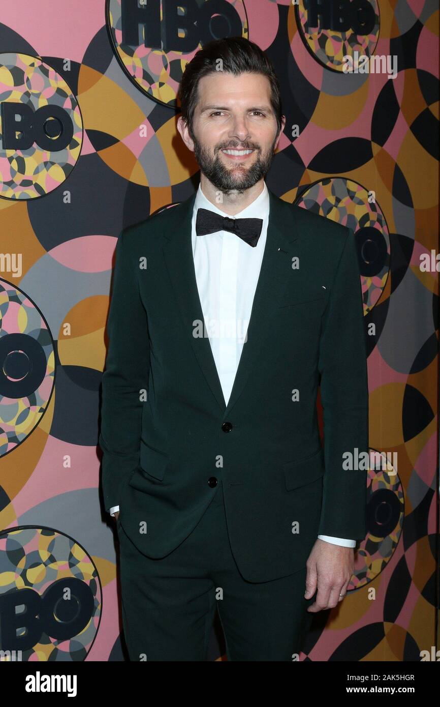 Beverly Hills, CA. 5th Jan, 2020. Adam Scott at the after-party for HBO ...