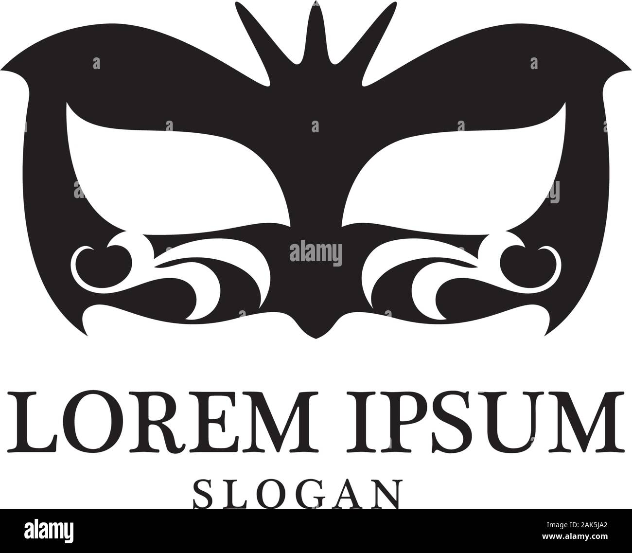 Masquerade Carnival Mask Icon and symbol vector Stock Vector Image ...