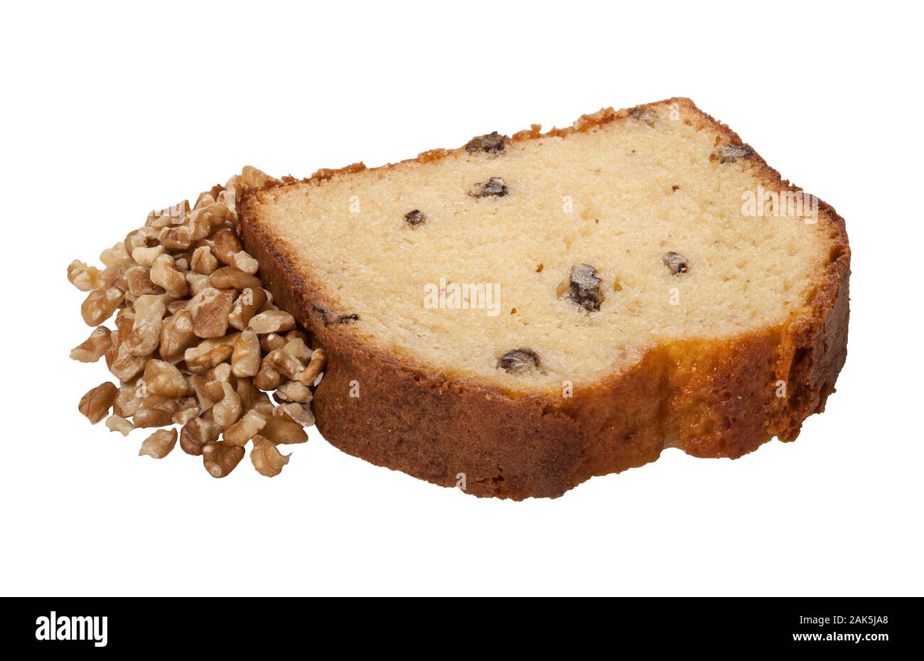 Walnut Pound Cake Stock Photo - Alamy