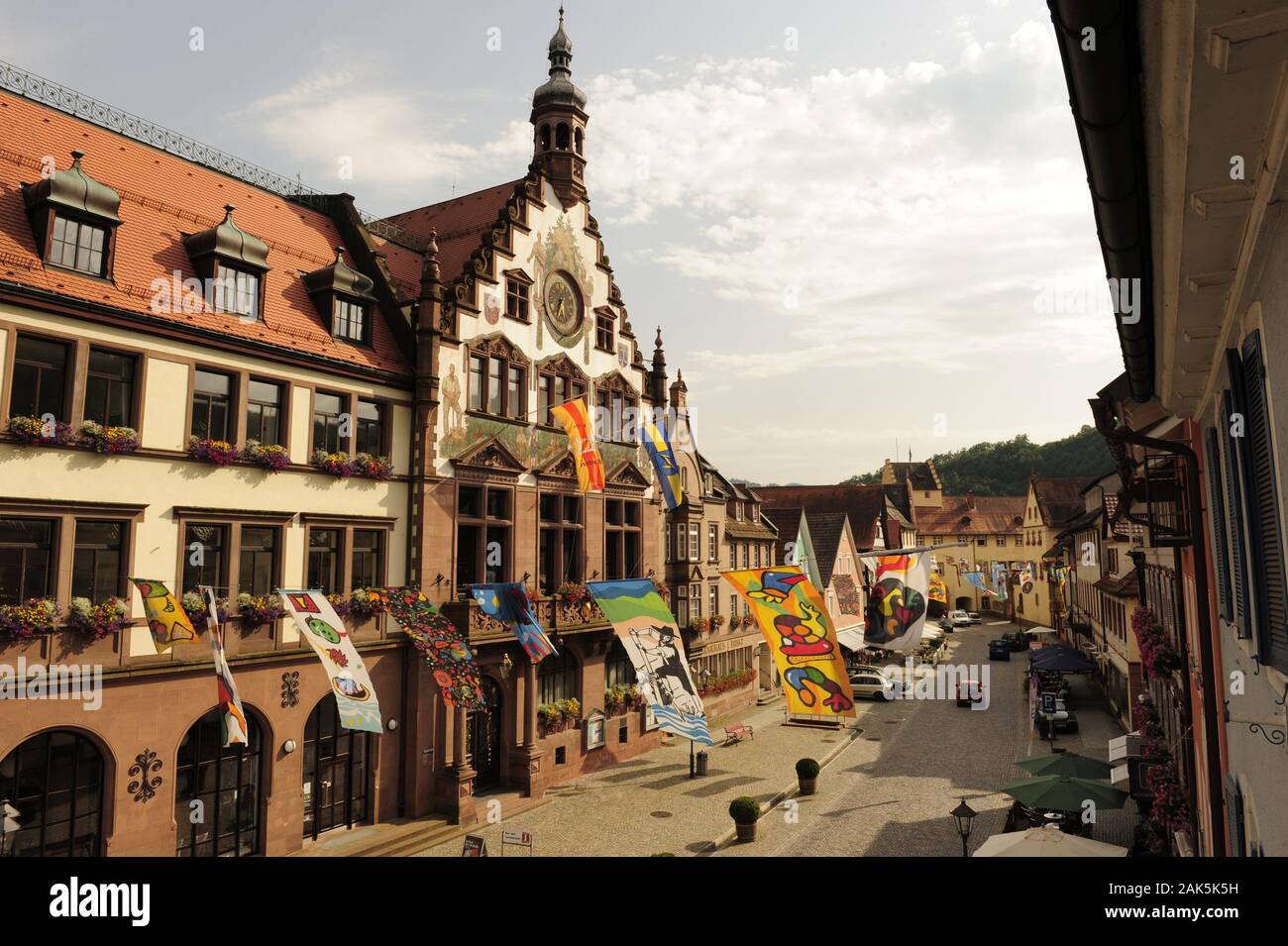 Wolfach: Rathaus in der Altstadt, Schwarzwald Sueden | usage worldwide ...