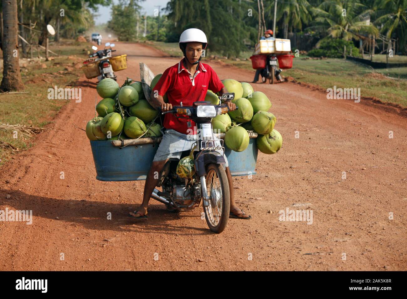 Transporting coconuts hi-res stock photography and images - Alamy