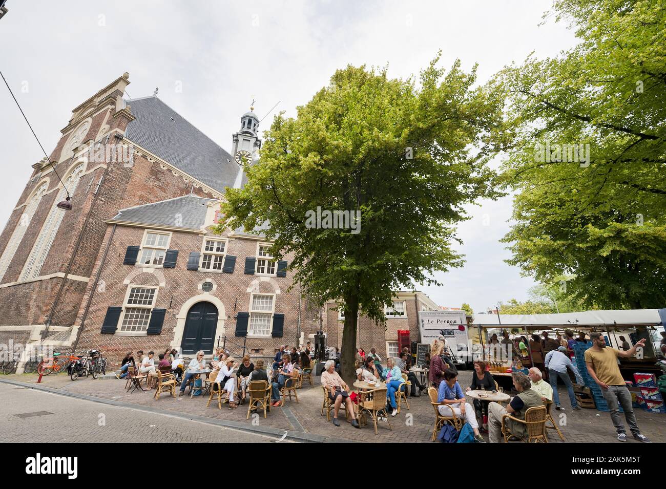Marktstaende auf dem Noordermarkt, Amsterdam | usage worldwide Stock ...