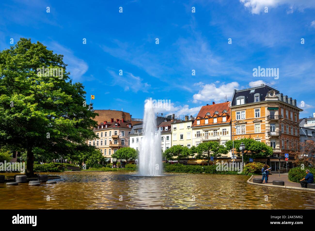 Augusta Square in Baden-Baden, Germany Stock Photo - Alamy