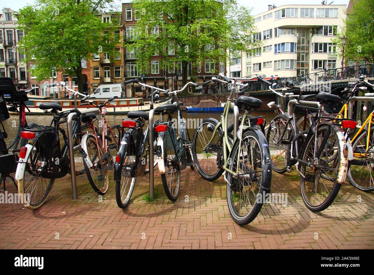 Bicycles in Amsterdam Stock Photo - Alamy