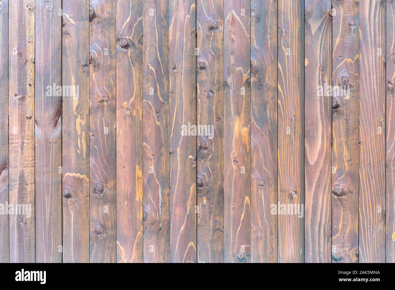 Wood texture with natural patterns. Background of vertical wooden plank ...