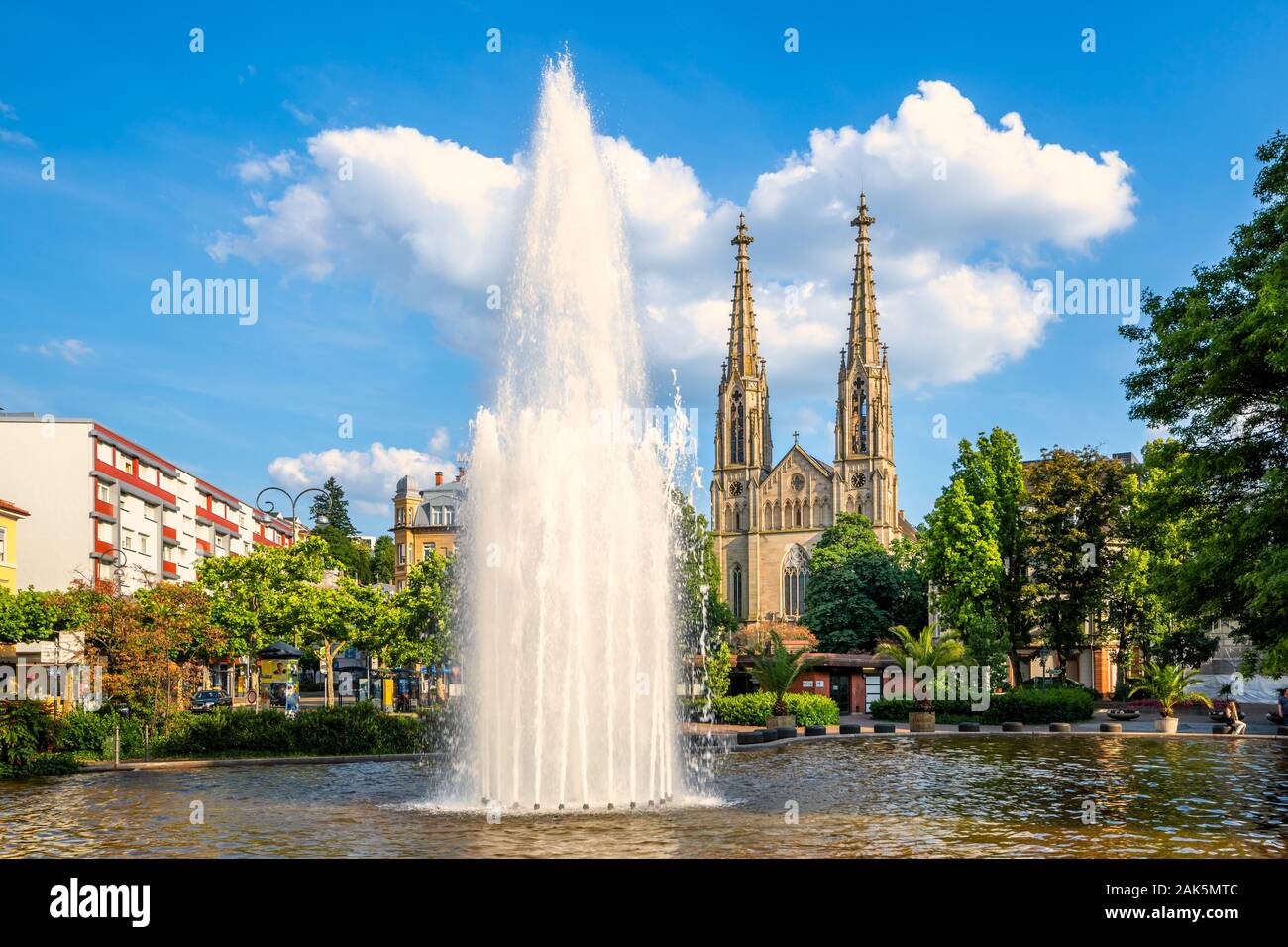 Augusta Square in Baden-Baden, Germany Stock Photo - Alamy