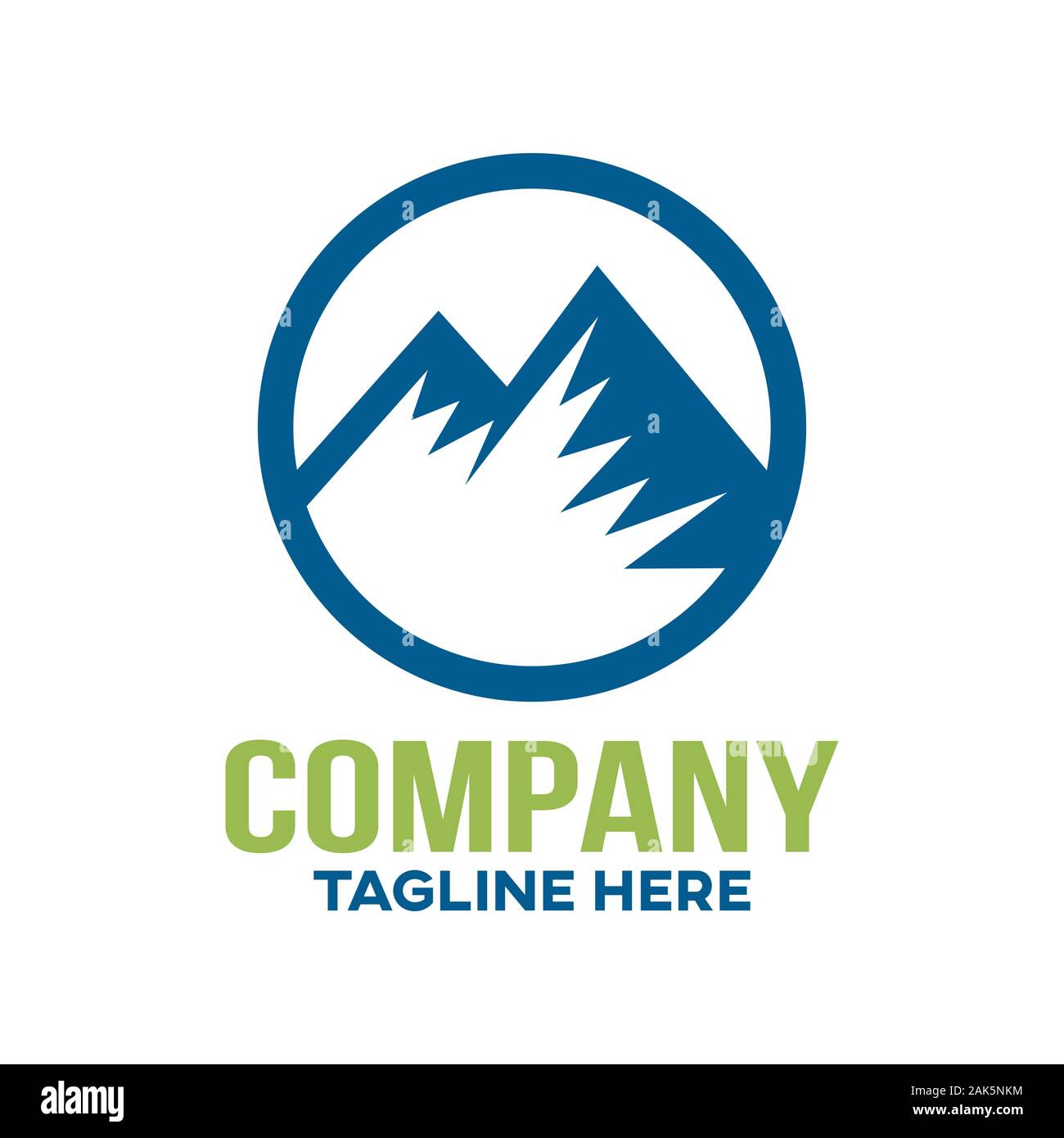 Modern mountains logo. Vector illustration Stock Vector Image & Art - Alamy