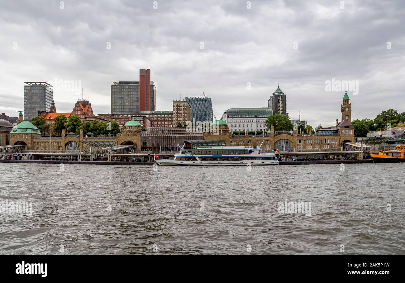 scenery around the Port of Hamburg in Germany Stock Photo - Alamy