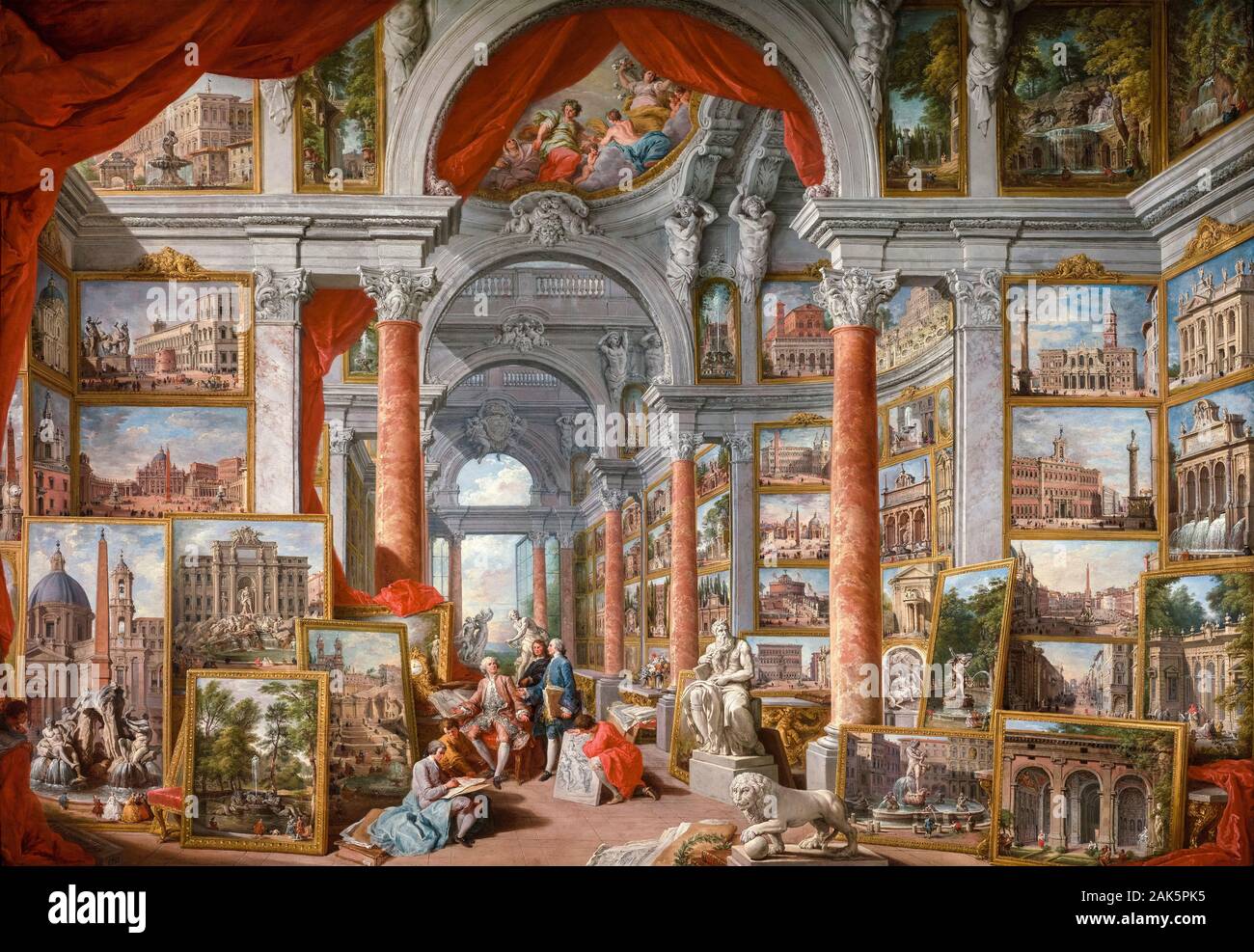 Modern rome by giovanni paolo panini hi-res stock photography and ...