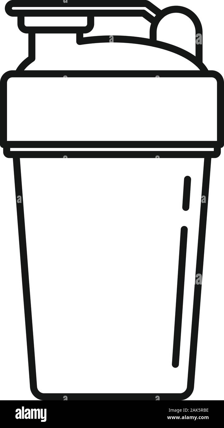 Sport shaker icon. Outline sport shaker vector icon for web design ...