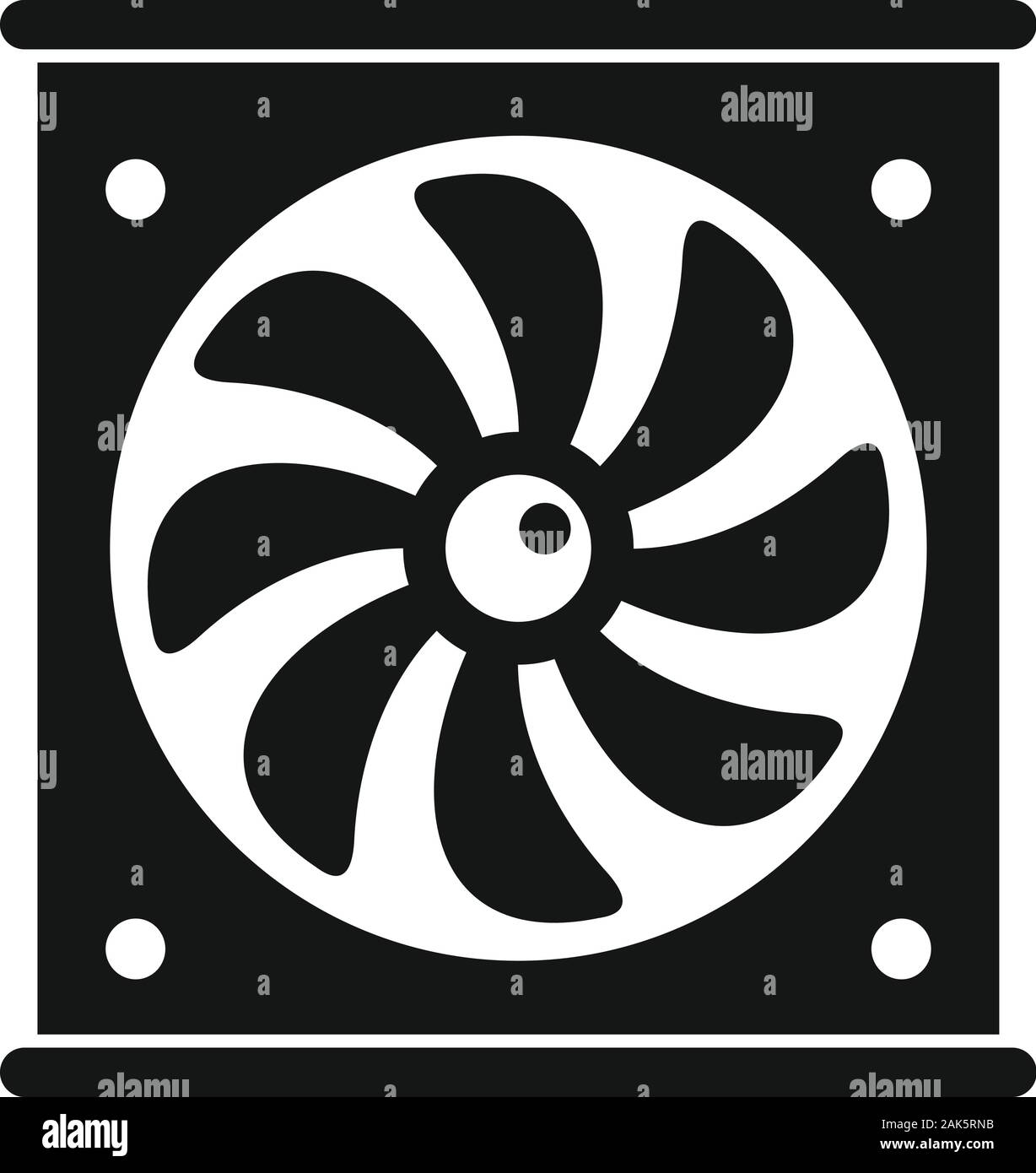 Ventilator icon. Simple illustration of ventilator vector icon for web ...
