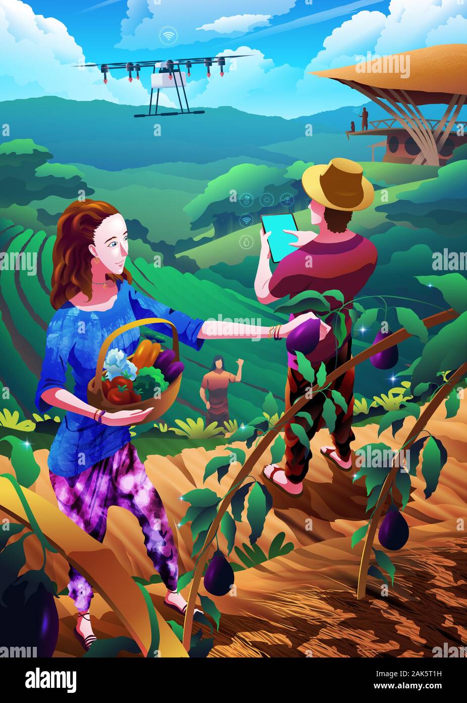 Fertilizer vector vectors hi-res stock photography and images - Alamy