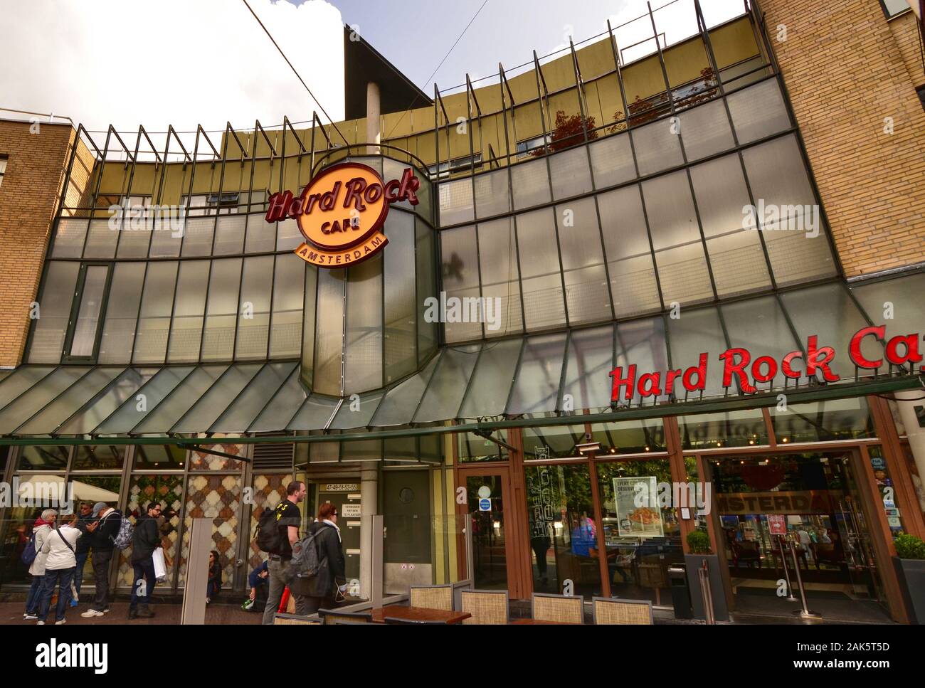 Amsterdam, the Netherlands, August 2019. Exterior of the well known ...