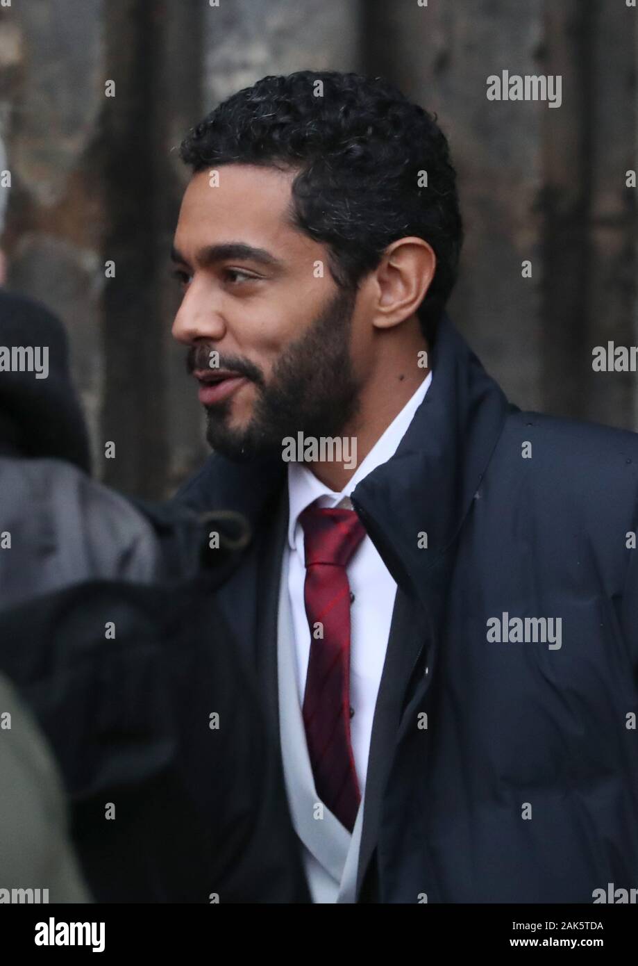 Nick Sagar at Glasgow Cathedral for the filming of The Princess Switch ...